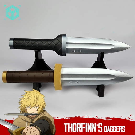 🔪 Thorfinn's Daggers - Vinland Saga・ 3D File for 3D printing・Cults