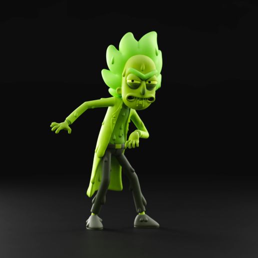 👾 Rick and Morty - Slime Rick・ 3D File for ・Cults