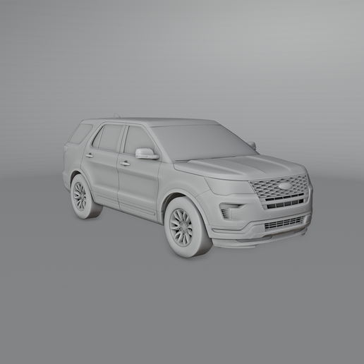 STL file Ford Explorer 2016 🚙 (OBJ)・3D printing idea to download・Cults