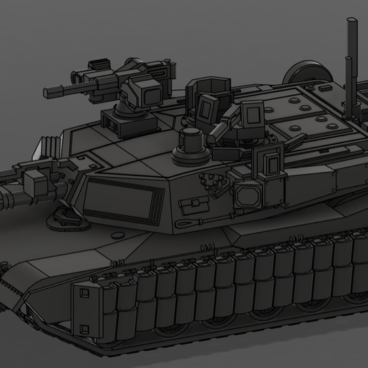 🪖 M1A2 Abrams SEP V4 TUSK I + II・Free STL File for 3D printing・Cults