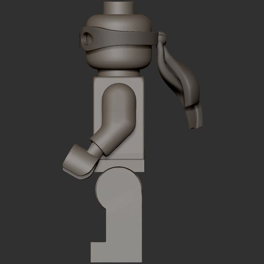 OBJ file Mikey from TMNT minifigure mask 🧱 ・3D printer design to ...
