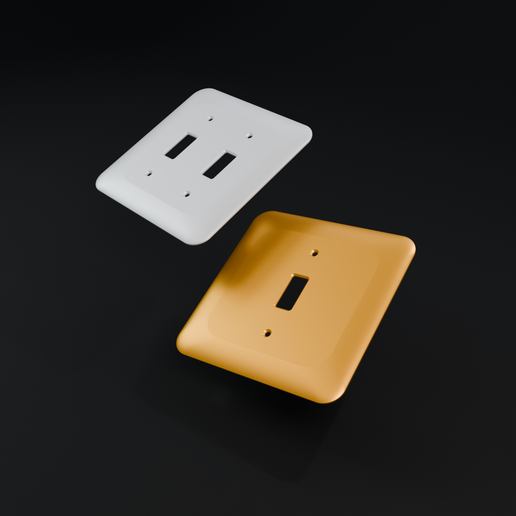 🖼 Custom light switch plate・Free STL File for 3D printing・Cults