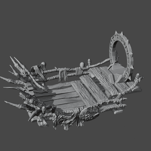 🦖 Lizardmen Triceratops Howdah・Free STL File for 3D printing・Cults