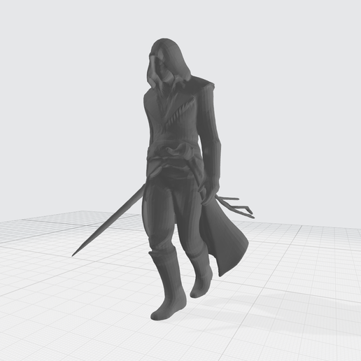 STL file Figure mal Assassin ♂️ ・3D printable model to download・Cults