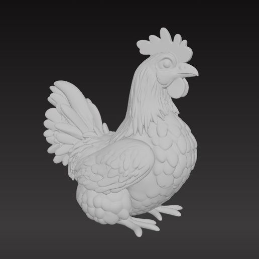 STL file Chicken 🐔 ・3D printing model to download・Cults