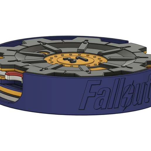 🍹 Fallout coaster set・ STL File for 3D printing・Cults