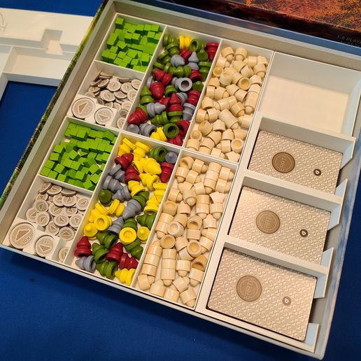 🌍 Earth board game insert / organizer (kickstarter or retail version ...