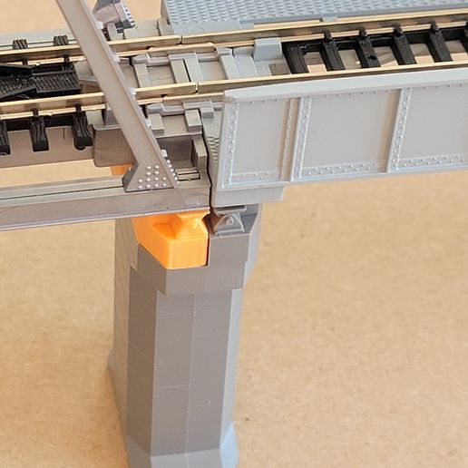 🚂 Adapter for KATO's bridges on viaduct piers, n-scale・Free 3MF File ...