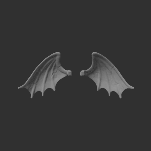 Replacement wings for Rochelle Goyle monster high doll - Free 3D Model ...