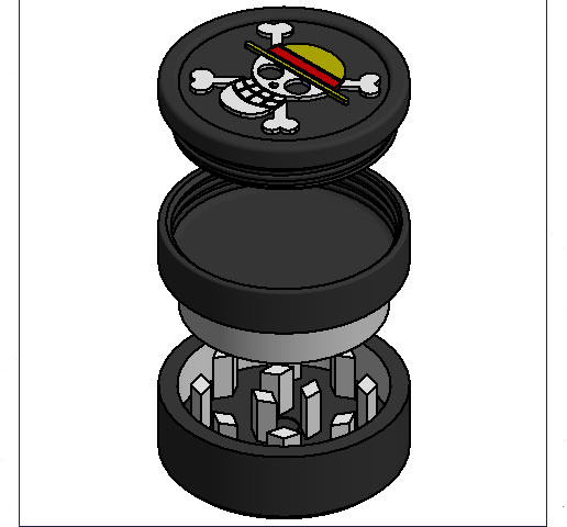 💭 GRINDER ONE PIECE・ STL File for ・Cults