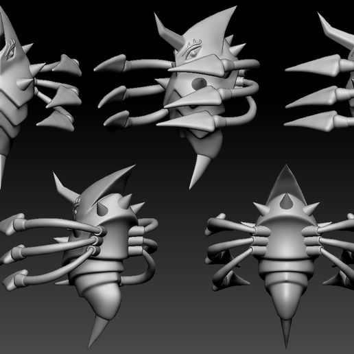 🐉 Chrysalimon・ STL File for 3D printing・Cults