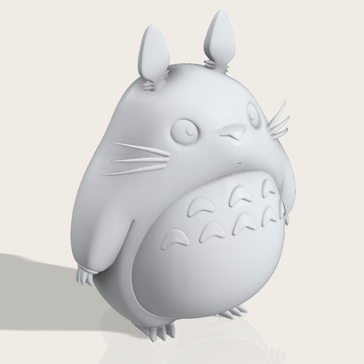 🤏 Small Totoro - Free chibi model for 3D printing・Free STL File for 3D ...