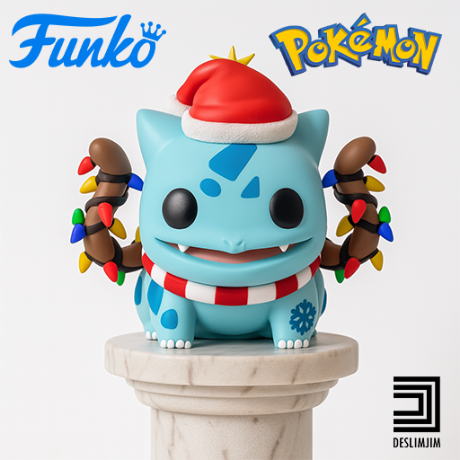 🎄 BULBASAUR XMAS CHRISTMAS POKEMON TOYART・ 3D File for 3D printing・Cults