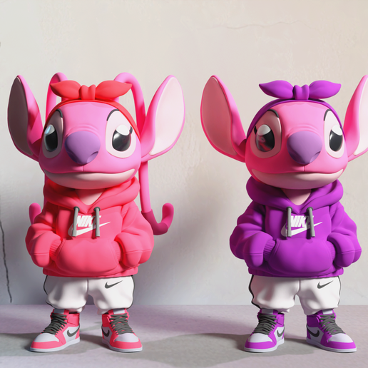 👼 Angel Urban Street Style ( MULTIPARTS AND 3MF )・ STL File for 3D ...