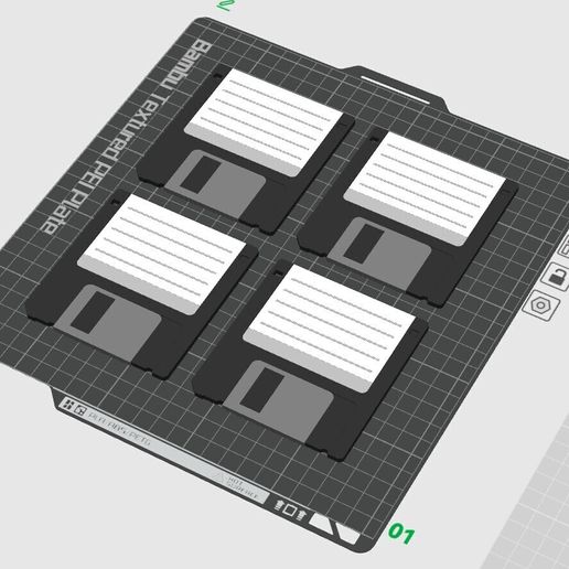 💾 Retro Floppy Disk Coasters・ STL File for 3D printing・Cults