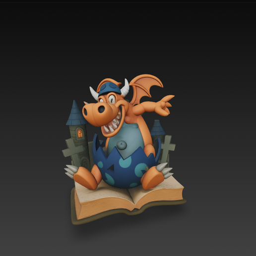 💬 Toon manga ryu-ran・ STL File for 3D printing・Cults