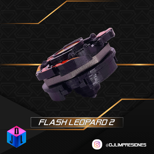 STL file FLASH LEOPARD 2 🐆 (OBJ)・3D printable design to download・Cults