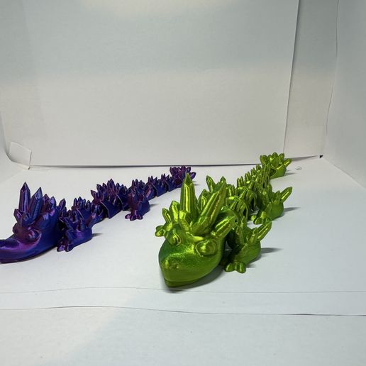 🔮 Crystal dragon・Free STL File for 3D printing・Cults