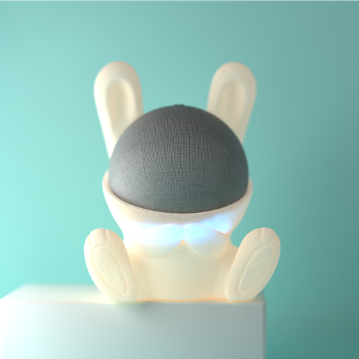 🔌 Bunny Alexa Skin・Arquivo STL para Impressão 3D・Cults
