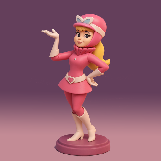 💯 Penelope Pitstop - 3D figure Infinity/Disney style (100 mm)・ STL File ...