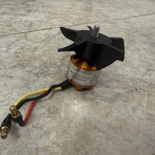 Free STL file Ducted Fan (A2212 compatible) 🚁 ・Model to download and 3D ...