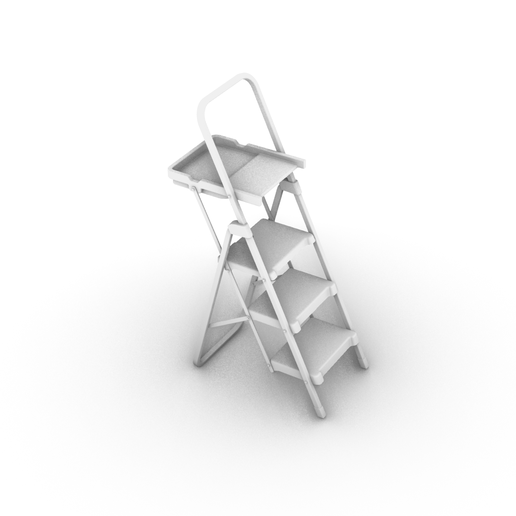 🪜 49 LZX Portable Ladder, Unfolded Form, Miniature Scene Model・ STL ...