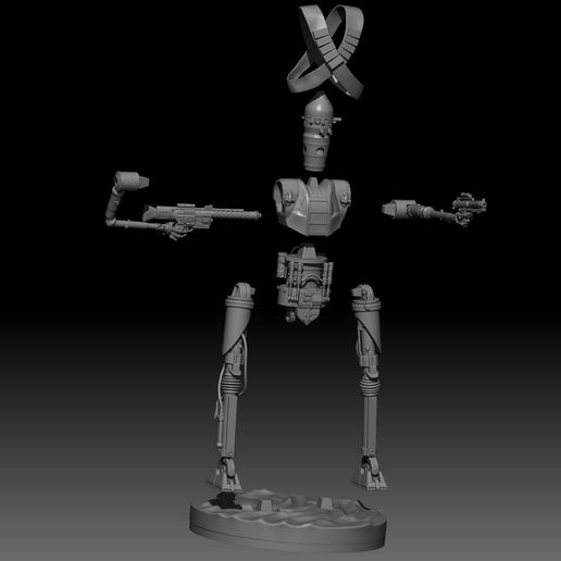 🤖 ig-11 from mandalorian 3D print model・ STL File for ・Cults