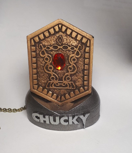 💜 Chucky Heart of Damballa Amulet with stand Model Kit・ 3D File for ・Cults