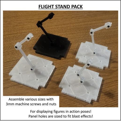 🤖 Transformers Display System Flight Stand Pack・ 3MF File for 3D ...