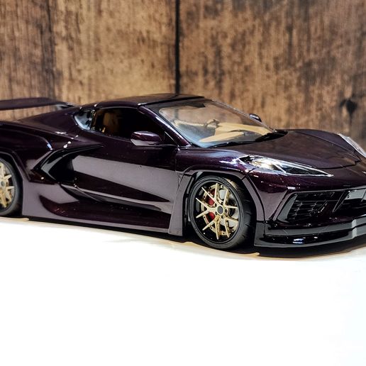 🚗 Kit de carroçaria larga Revell 1/25 Corvette C8 Pandem・Impressão 3D ...
