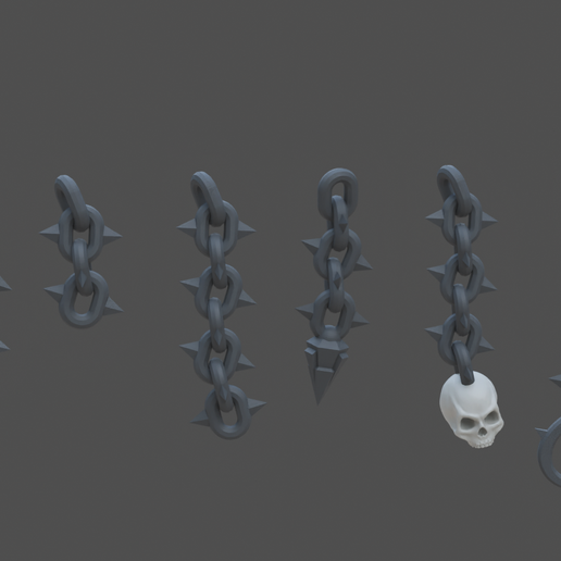 ⛓️ Grimdark Chains・ STL File for 3D printing・Cults