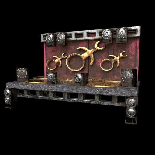 🔫 Evil Noisy Stage・ OBJ File for 3D printing・Cults