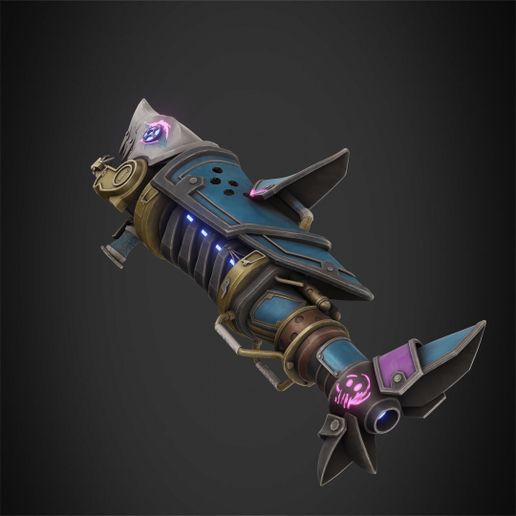 🚀 Arcane Jinx Fishbones Rocket Launcher Weapon For Cosplay・ 3D File for ...
