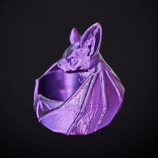 🧛 Vampire Bat Yarn Bowl - Crochet Knitting Crafting・Free 3MF File for ...