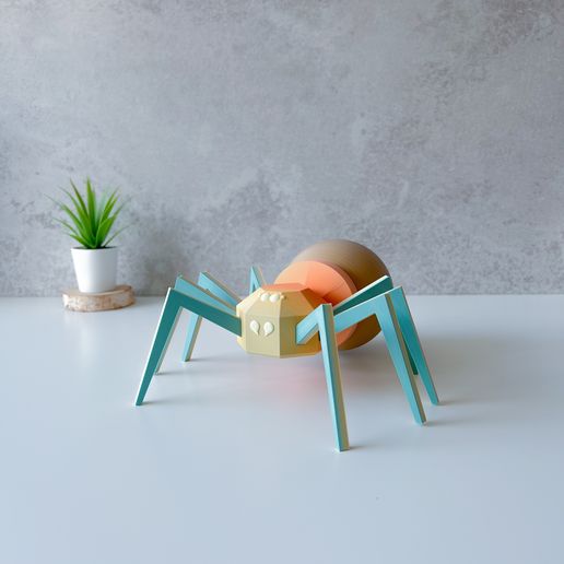 🕷️ Spider Lamp STL | Creepy-Cool Light Fixture for Bambu Lab LED Kit ...