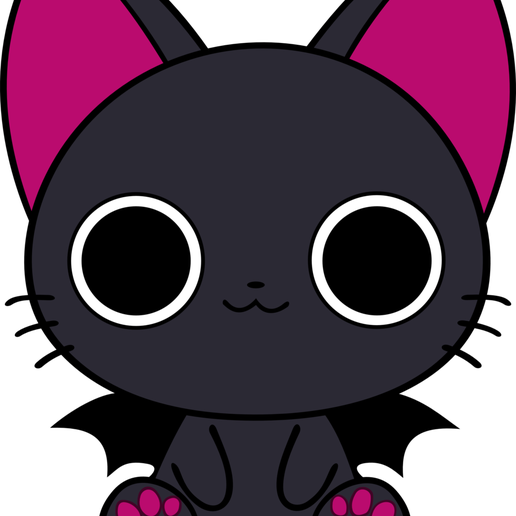 Archivo STL nyanpire - vampicat 🐉 ・Modelo para descargar e imprimir en ...