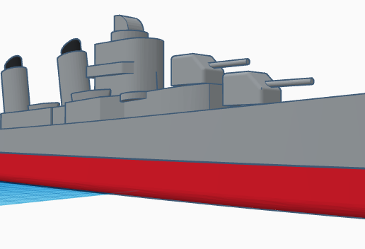Free 3D file Simple USS Fletcher 🚢 ・Template to download and 3D print・Cults