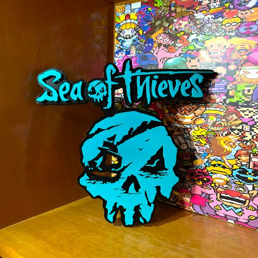 🎲 Sea of Thieves logo・ STL File for 3D printing・Cults