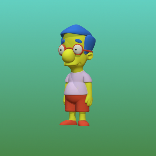 🎨 Milhouse (fan art)・ STL File for 3D printing・Cults