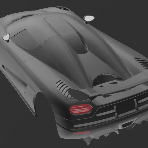 3MF file Koenigsegg Agera X RC Body 🚗 ・3D printable model to download・Cults