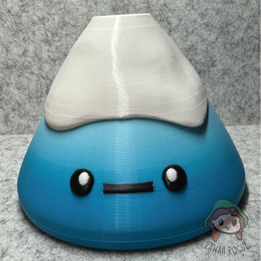 🗻 Kawaii Mt. Fuji Volcano Stash Container - Commercial・ 3D File for 3D ...