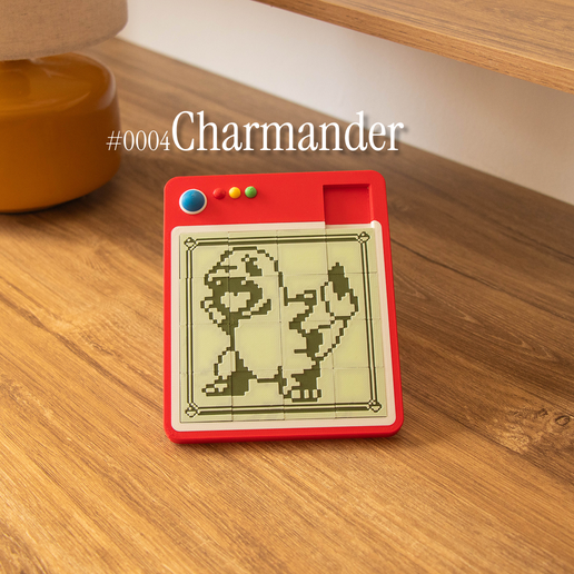 🛝 Pokédex Slide Puzzle・ 3MF File for 3D printing・Cults