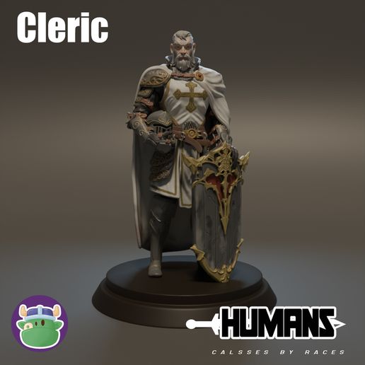 human cleric stl