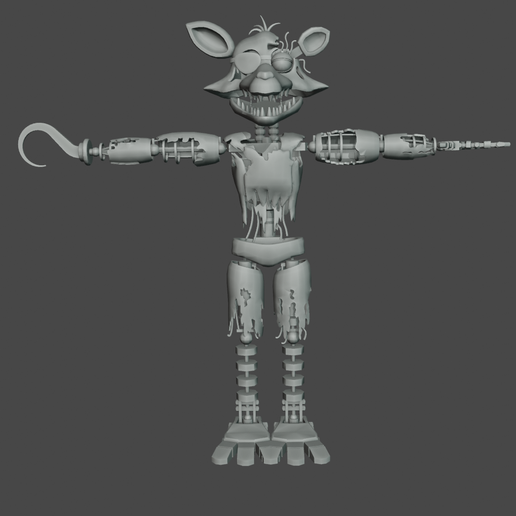 🎃 FIVE NIGHTS AT FREDDY'S Withered Foxy FILES FOR COSPLAY OR ...