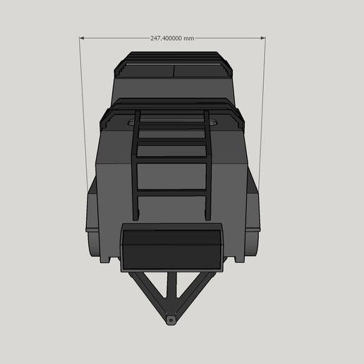 🚐 Trans Global Overland Trailer (TGO Trailer)・ STL File for 3D printing ...