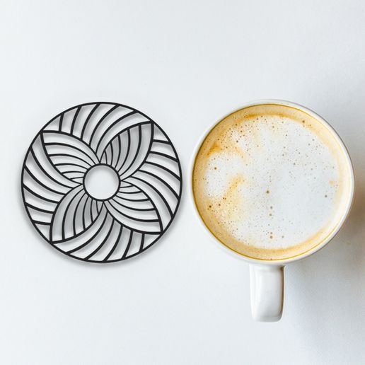 3D file Coffee and Tea Coasters ☕ ・3D printable model to download・Cults