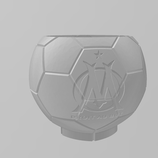 Télécharger fichier 3MF gratuit Pencil Box Olympique de Marseille • Modèle pour impression 3D ...