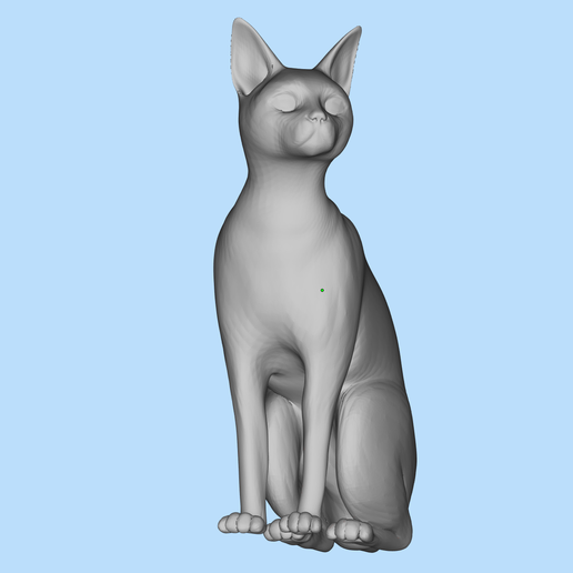 🐱 32 Sitting and Observing Cat Pet Miniature Scene Model・ OBJ File for ...