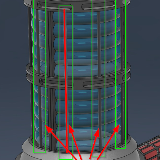 🖖 NCC-1701-D Enterprise Warp Core Reactor・Free 3D File for ・Cults