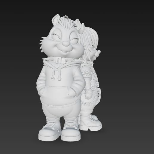 🐱 Rebel Cat Figurine – Stylized Streetwear Inspired Model・ STL File for ...